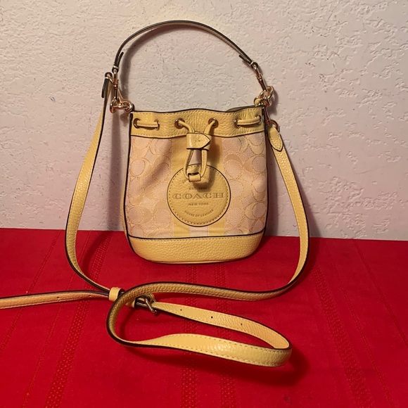 Coach | Bags | Coach Yellow Crossbody Mini Bag | Poshmark